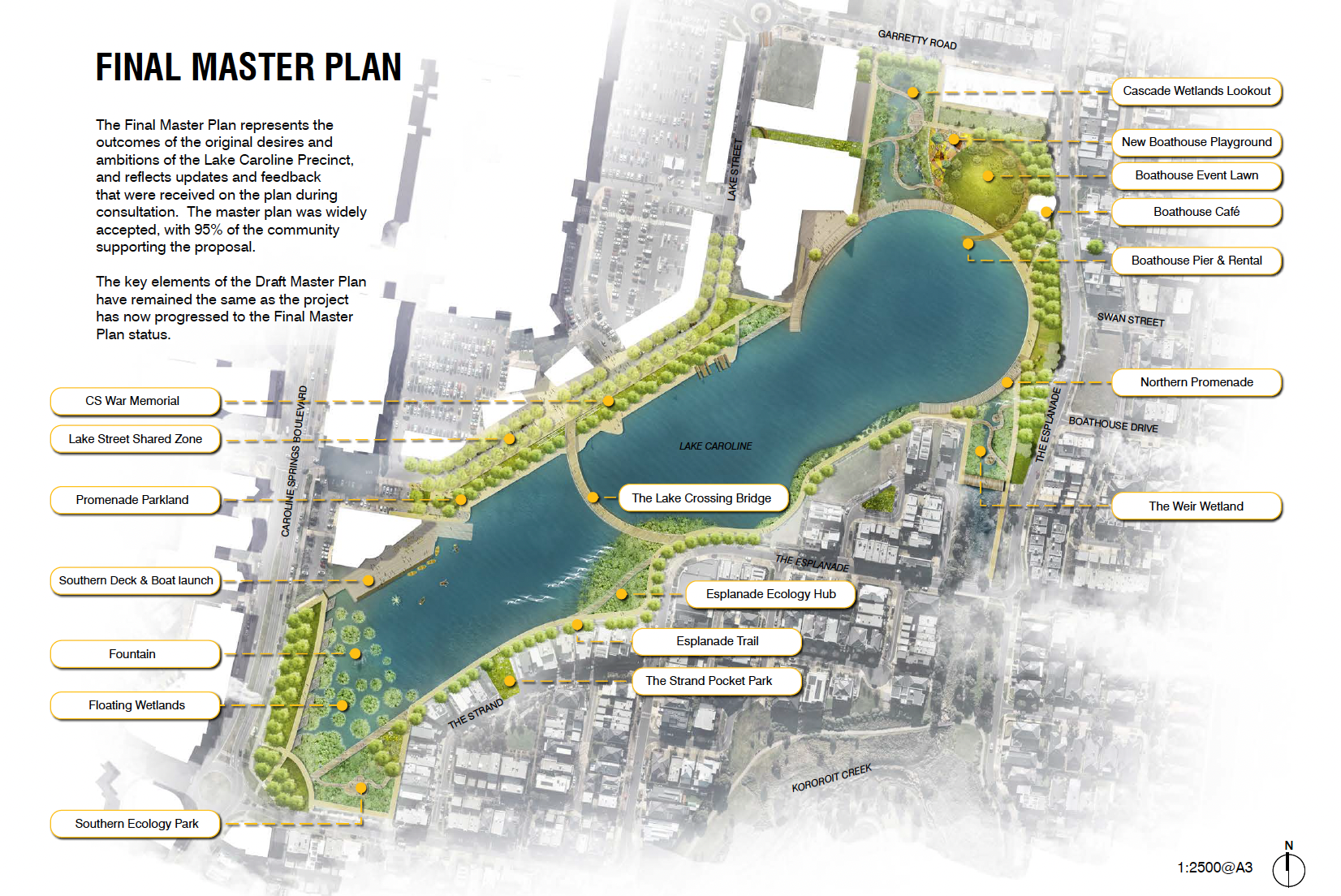 Lake Caroline Masterplan and Activation Strategy | TCL